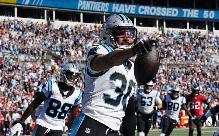 Hubbard helps Panthers to big win after team trades running back ...