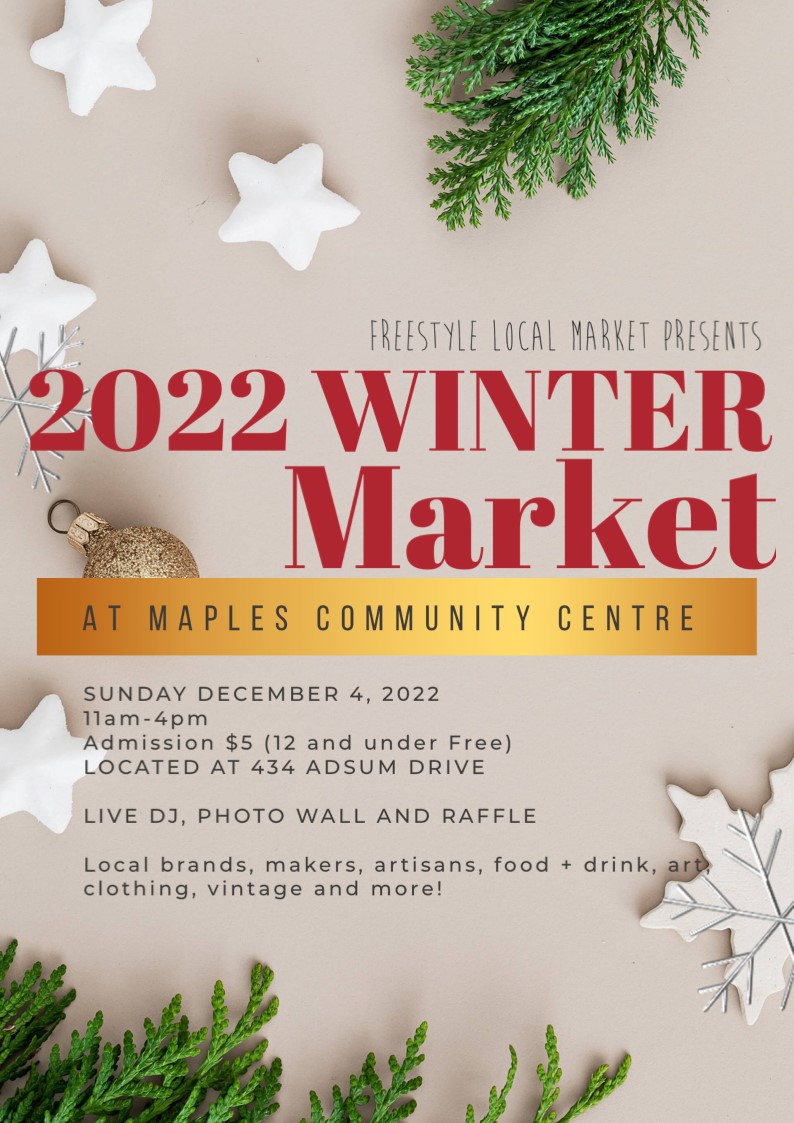 Freestyle Local Market Presents 2022 Winter Market - GlobalNews Events