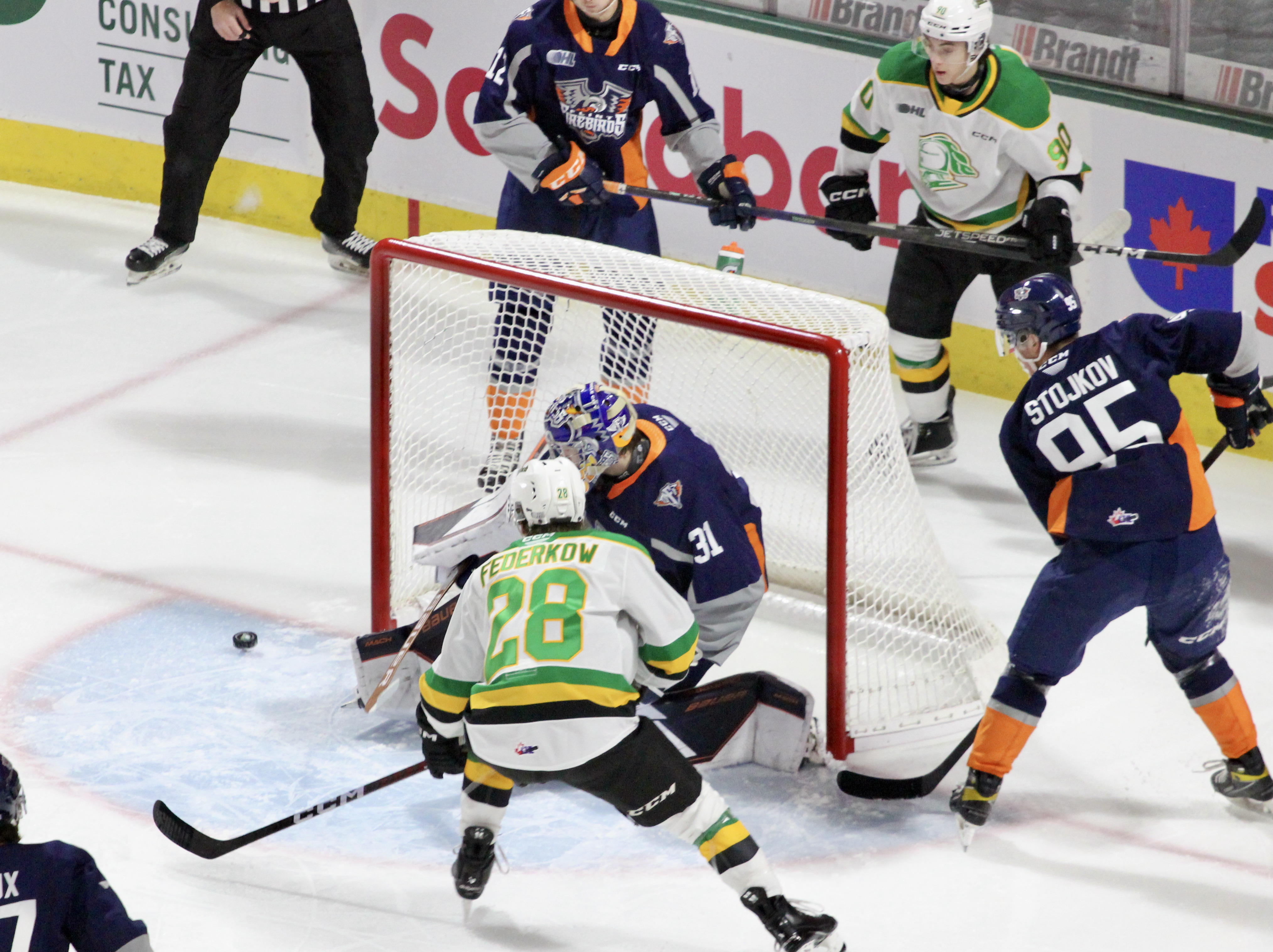 Flint Firebirds ride a wild third period to a win over the London ...