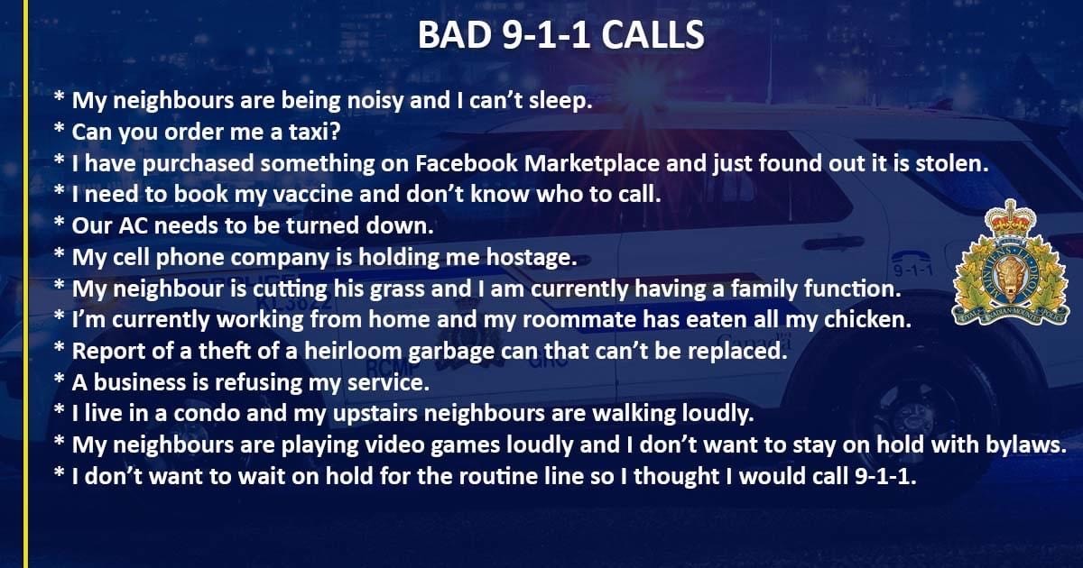 Kelowna Mounties offer some insight into bad 911 calls - Okanagan ...