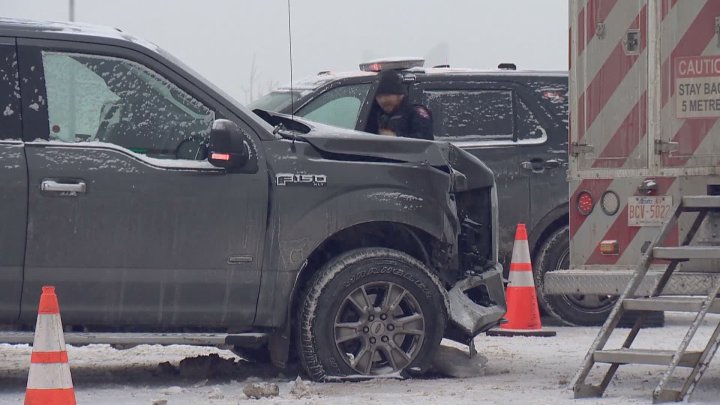 Calgary crews working to clear slippery roads of snowfall - Calgary ...