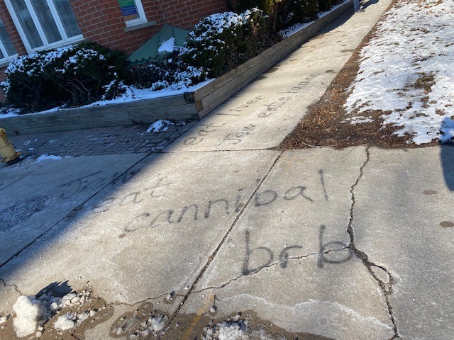 Antisemitic graffiti found outside church in Toronto’s east end ...