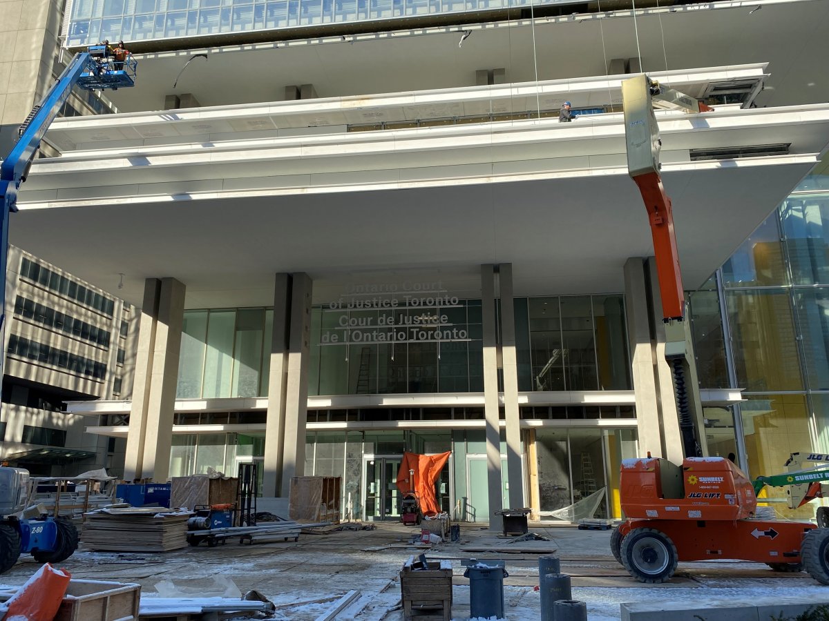 Just what is this giant spike attached to Toronto’s new courthouse ...