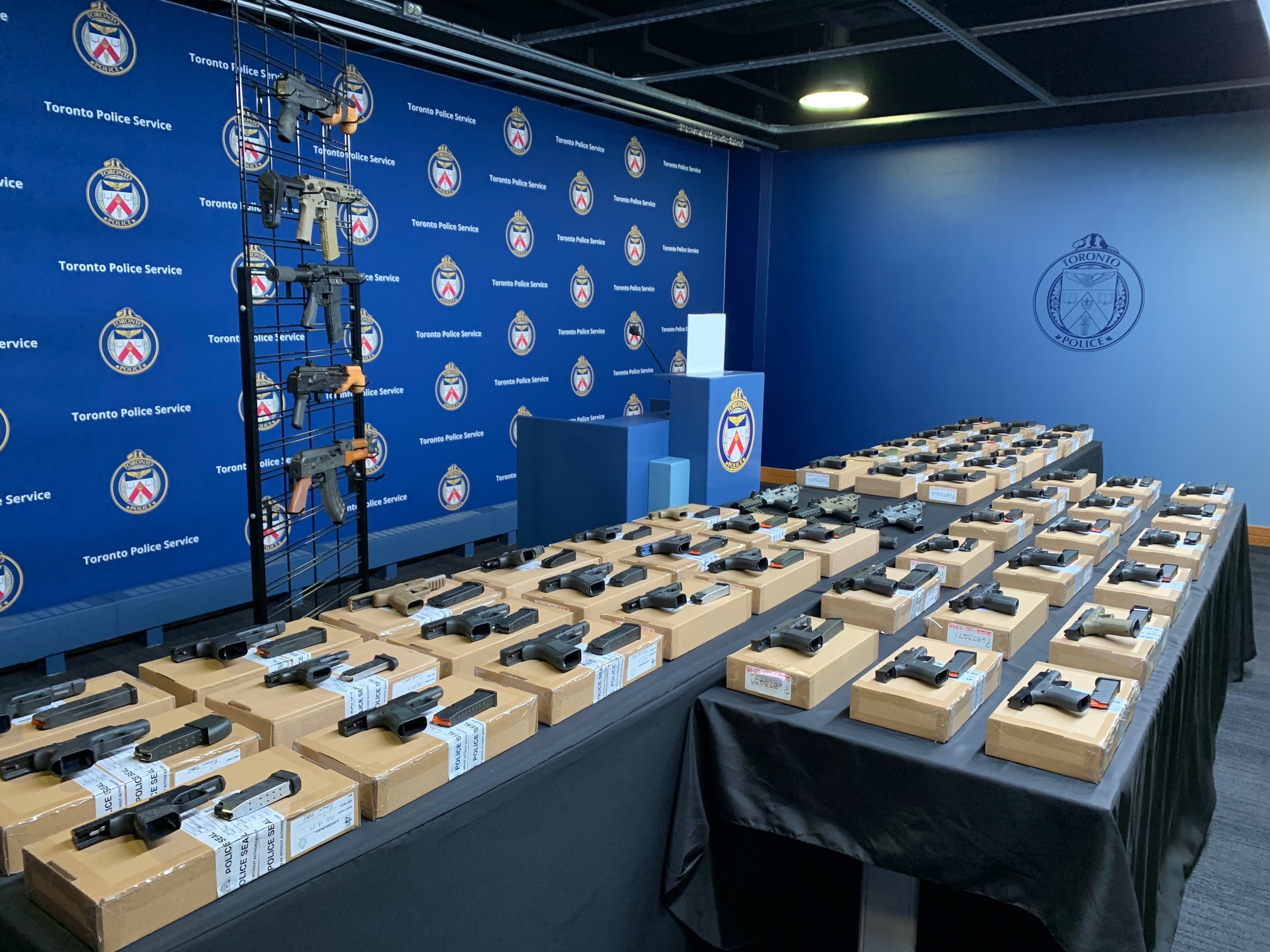 Toronto police seize 62 guns, make several arrests including 1 linked ...