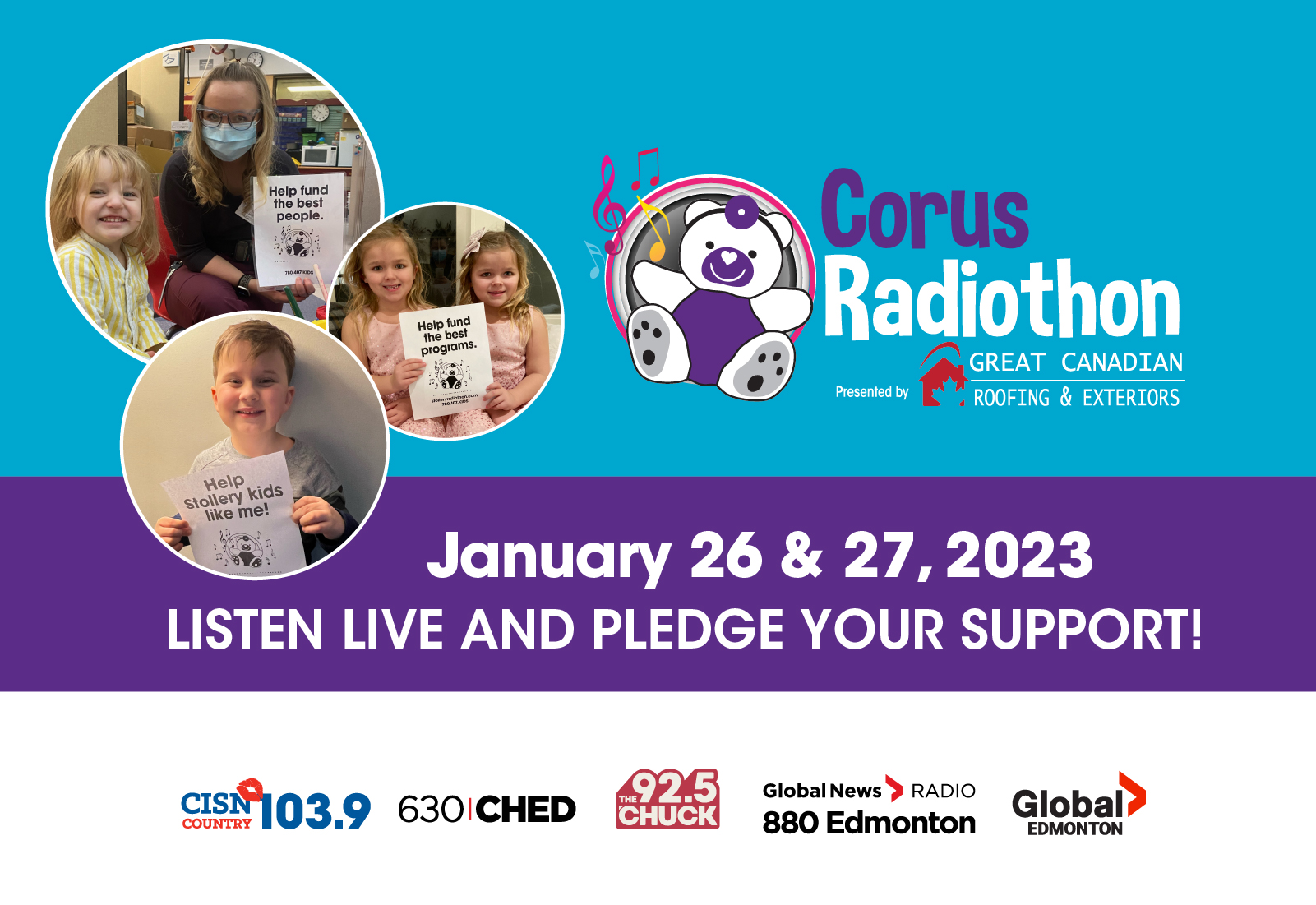 Over $1.8 million raised by annual Corus Radiothon supporting Stollery ...