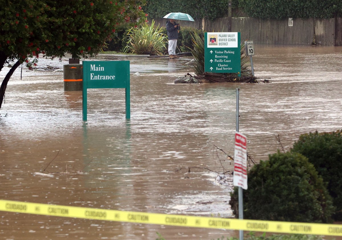 California storms in photos: State drenched with thousands forced to ...
