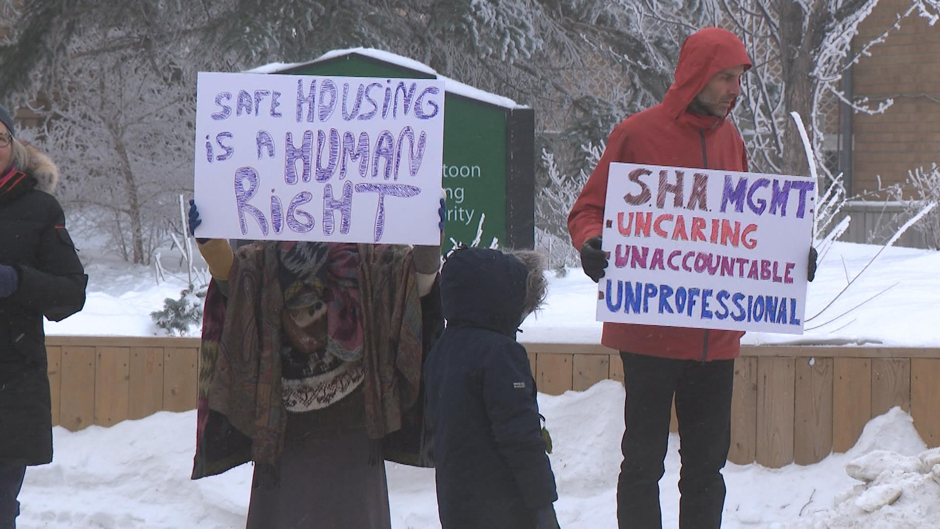 Residents rally against ‘dismissive’ management at Saskatoon Housing ...