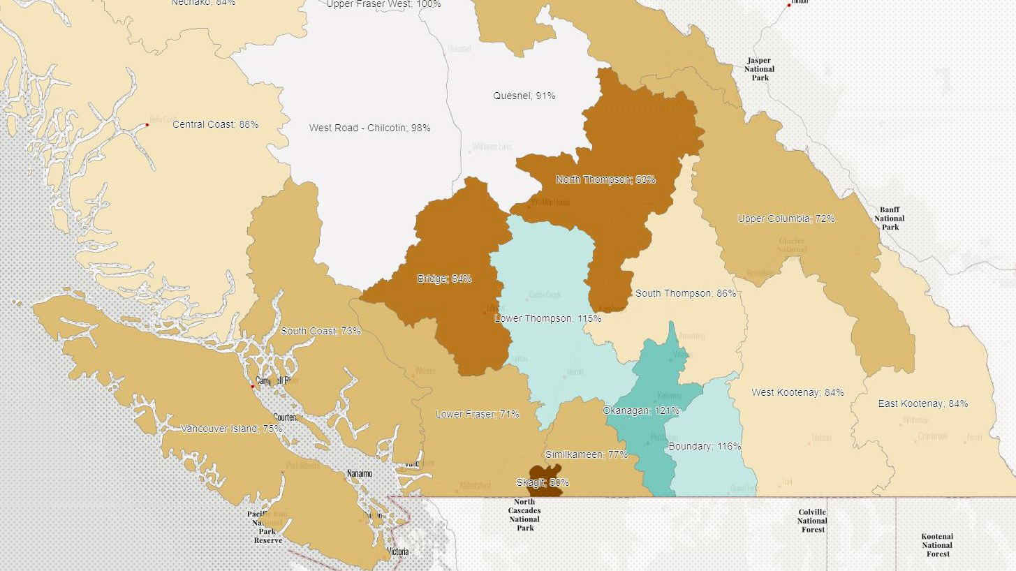 Snowpack level in Okanagan at 121%, highest in province | Globalnews.ca