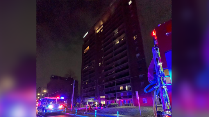 Residents evacuated after early morning fire in downtown Hamilton ...