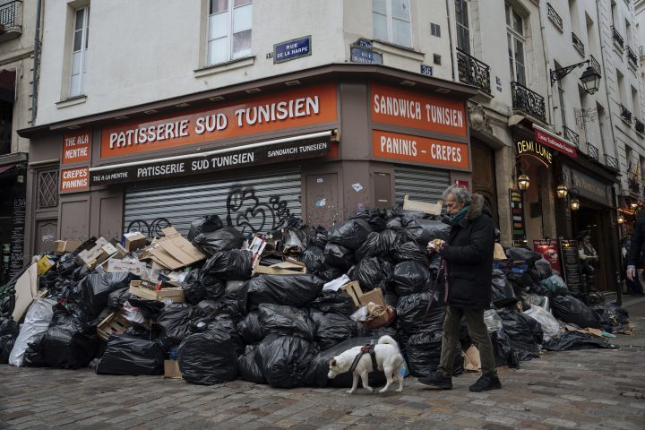 Parisian streets are piling over with garbage amid retirement age ...