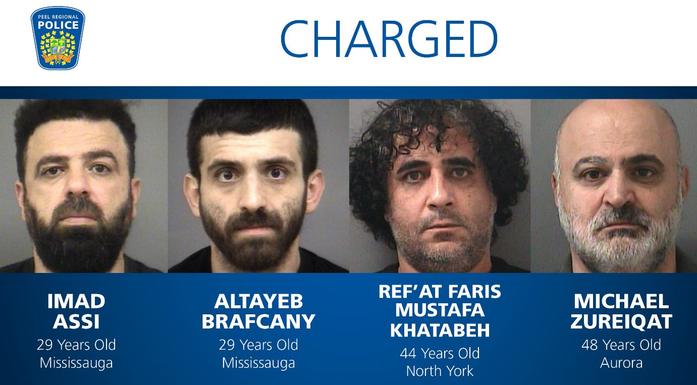 78 stolen vehicles recovered, 4 charged as Peel police work to target ...