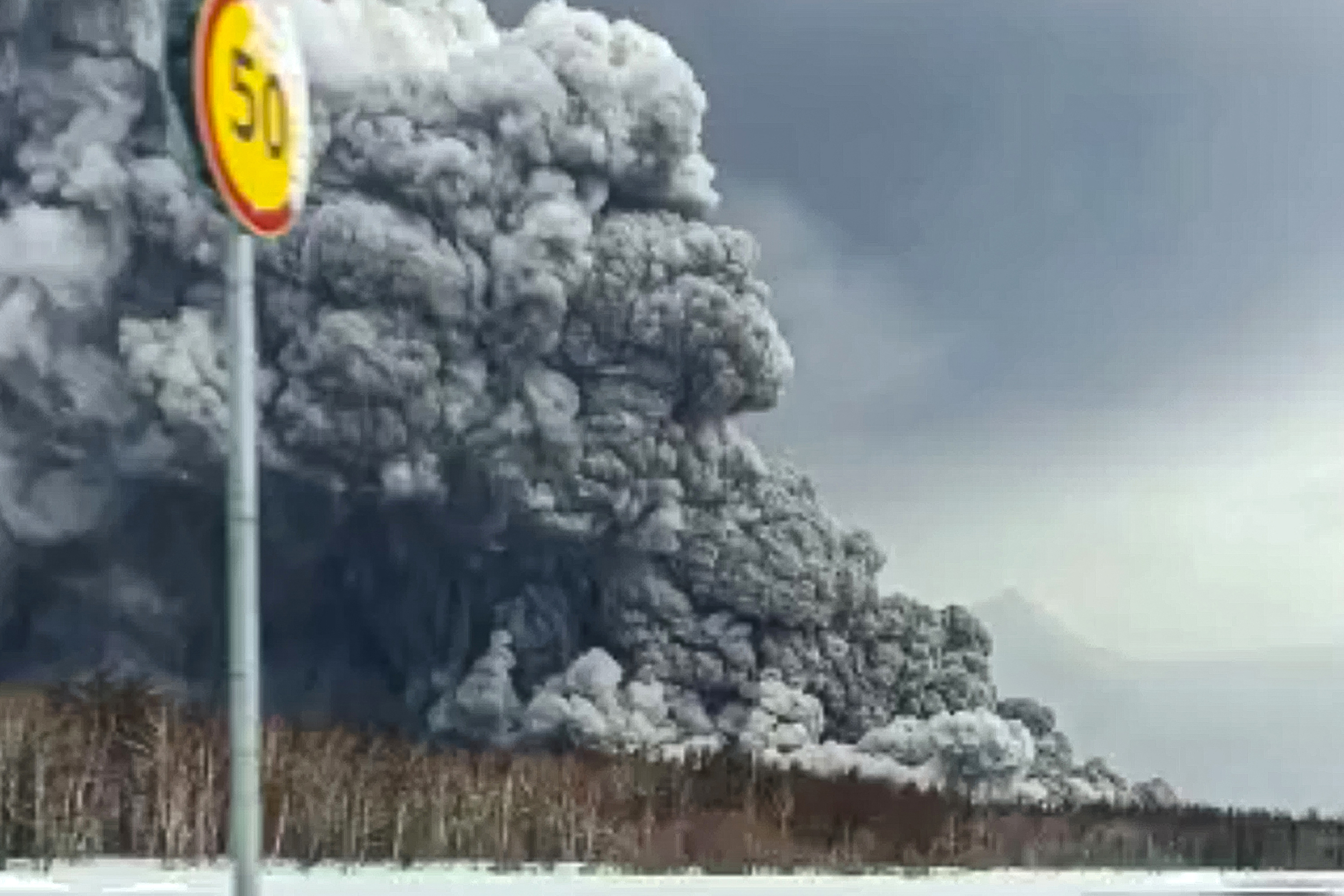 Volcanic Ash Cloud From Space