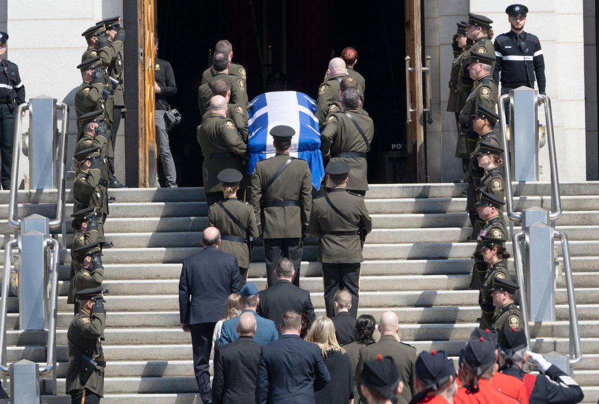 ‘You’re our hero’: Quebec police officer killed on the job honoured at ...