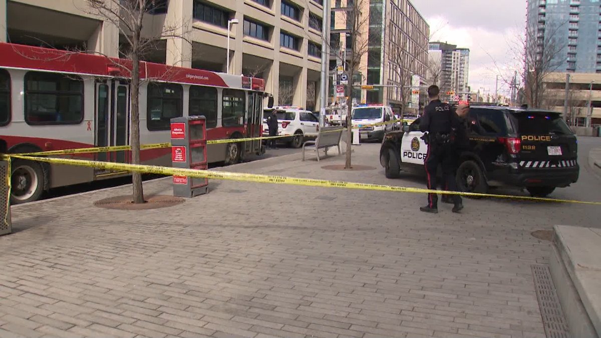 2 arrested, 1 in hospital following shooting outside Calgary Central ...