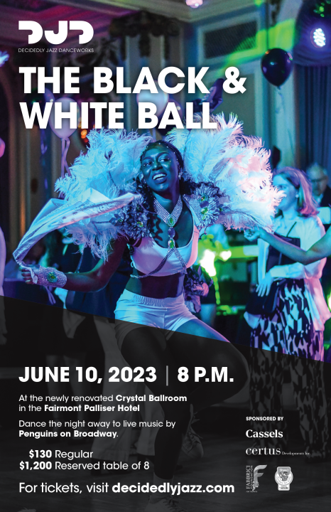 The Black & White Ball, Decidedly Jazz Danceworks; supported by Global ...