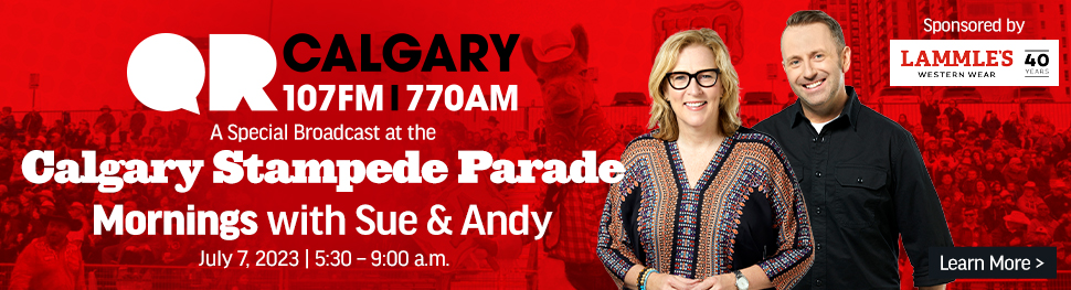 Calgary Stampede Parade; special broadcast on QR Calgary for Mornings ...