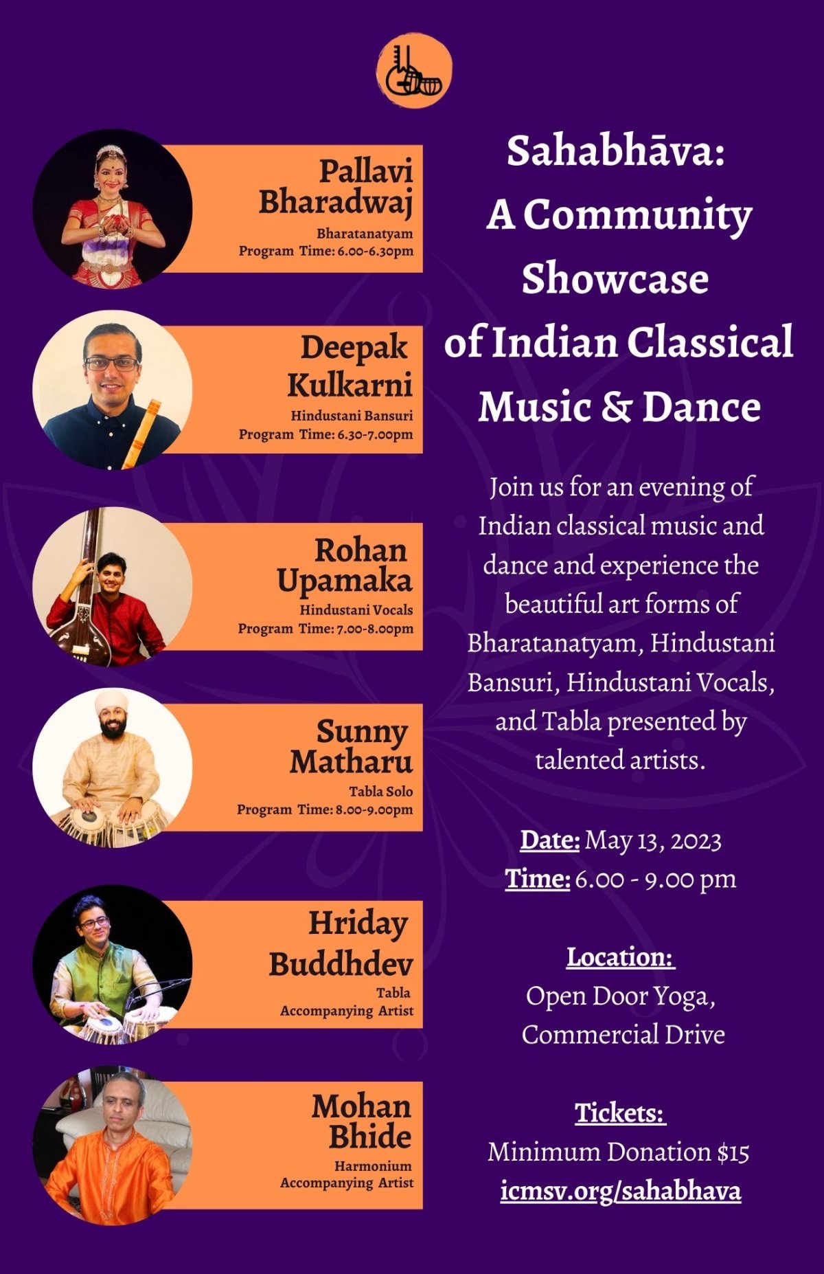 Sahabhāva: A Community Showcase of Indian Classical Music & Dance ...