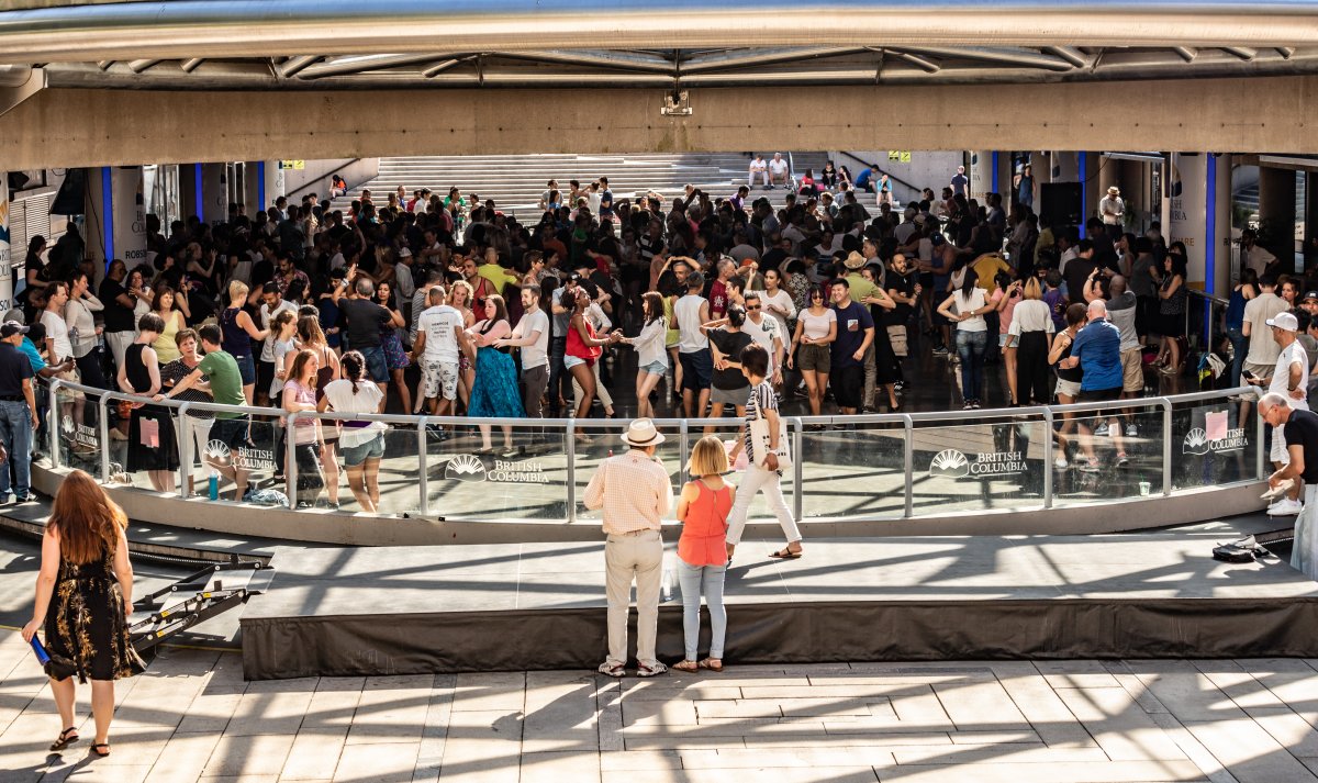 Sunday Afternoon Salsa at Robson Square - GlobalNews Events