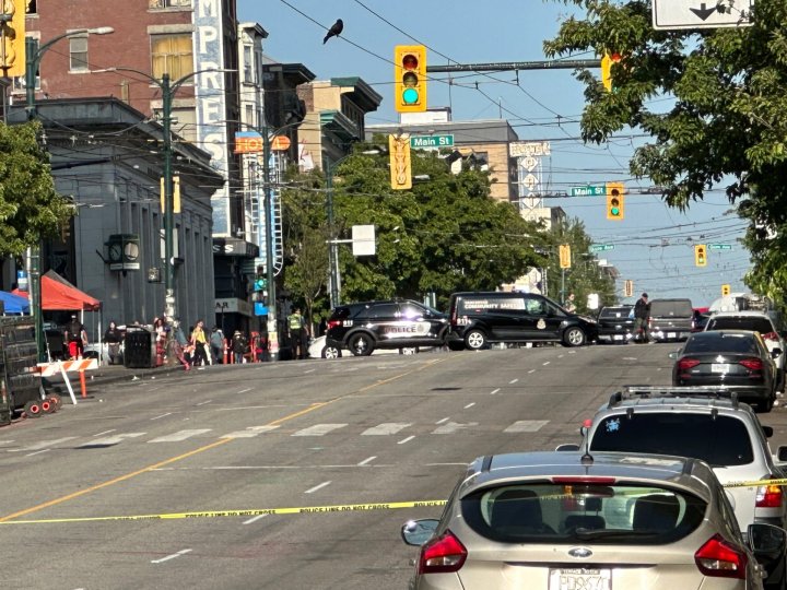 Police close stretch of Hastings Street after ‘multiple serious ...