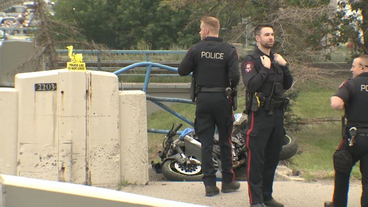 Man dead after motorcycle crash in southwest Calgary: police - Calgary ...