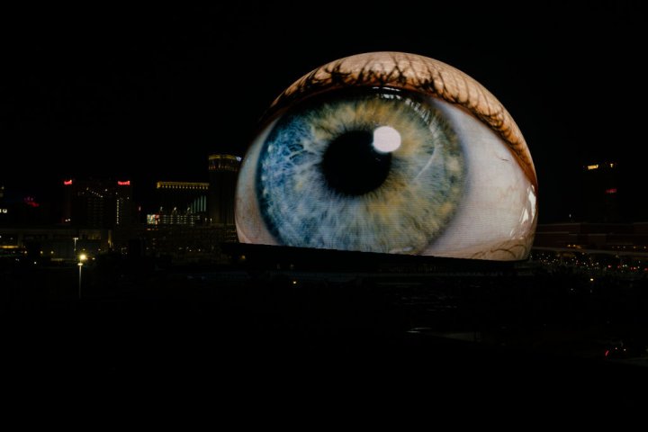 The massive Sphere in Las Vegas puts on mesmerizing sneak peek show ...