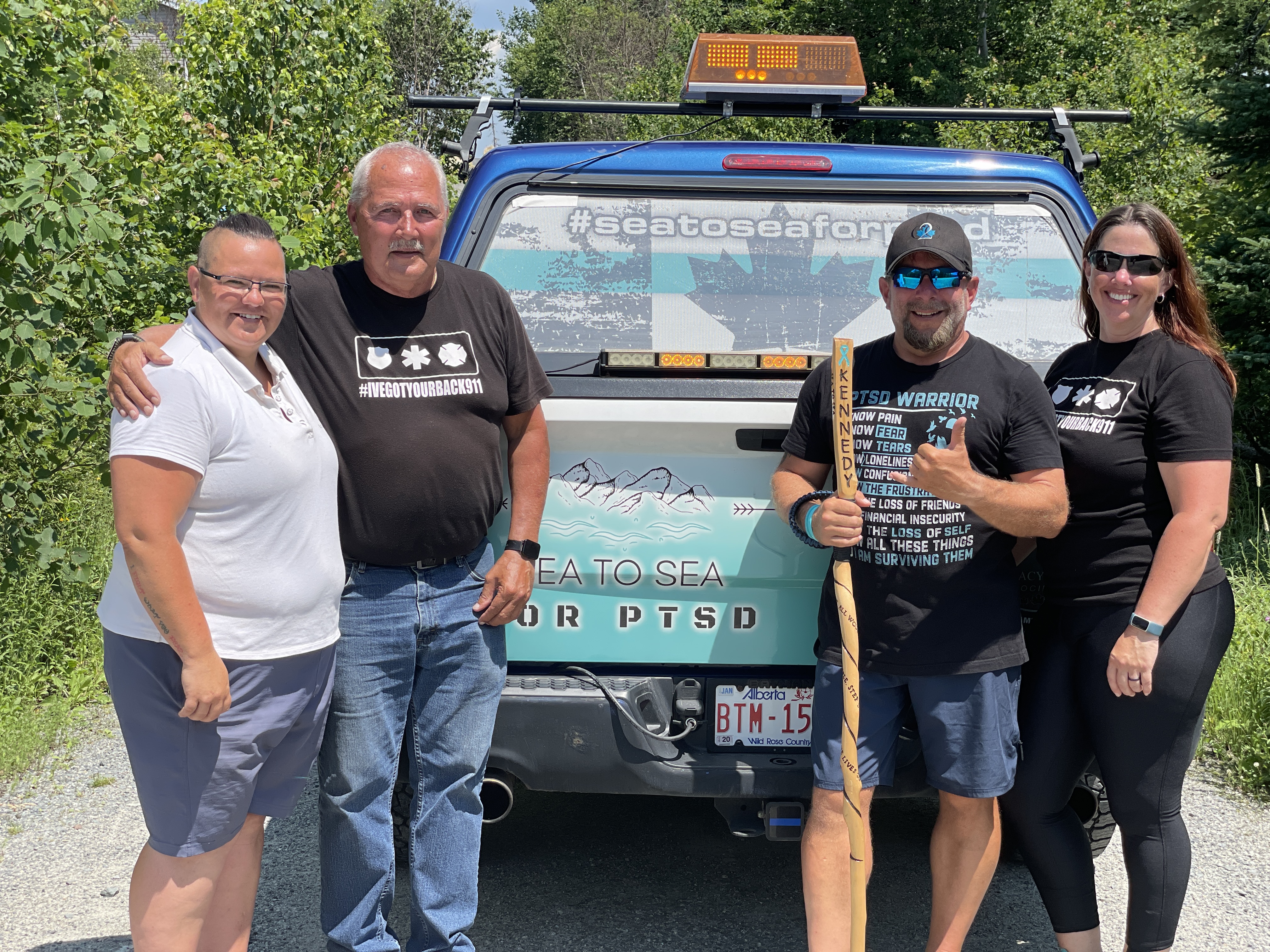 Canadian first responder walks sea to sea to inspire a conversation ...