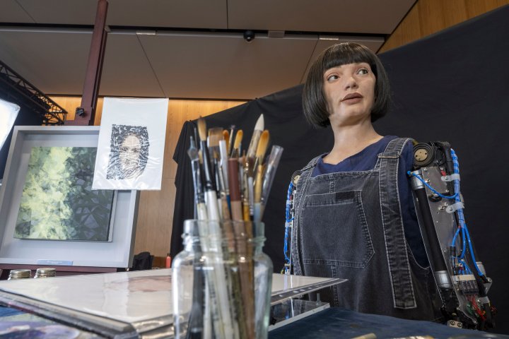 Robots say they won’t rebel against humans as dozens gather at ...