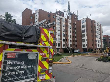 Fire breaks out at northeast Calgary seniors’ apartment, 4 sent to ...