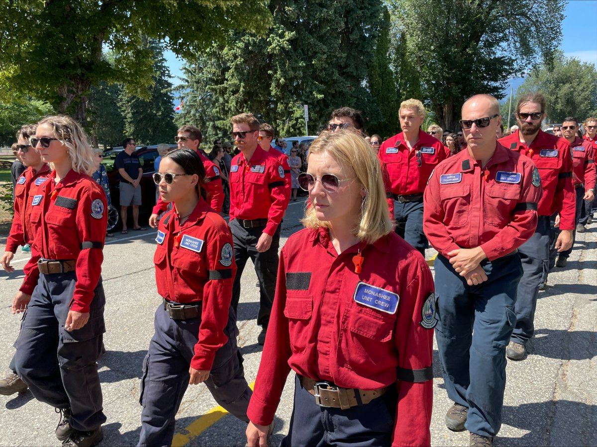 Memorial procession and service held for 19-year-old firefighter in ...