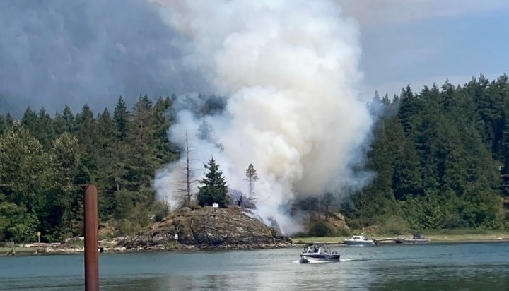 B.C. wildfires: Crews battling new blaze at south end of Pitt Lake - BC ...