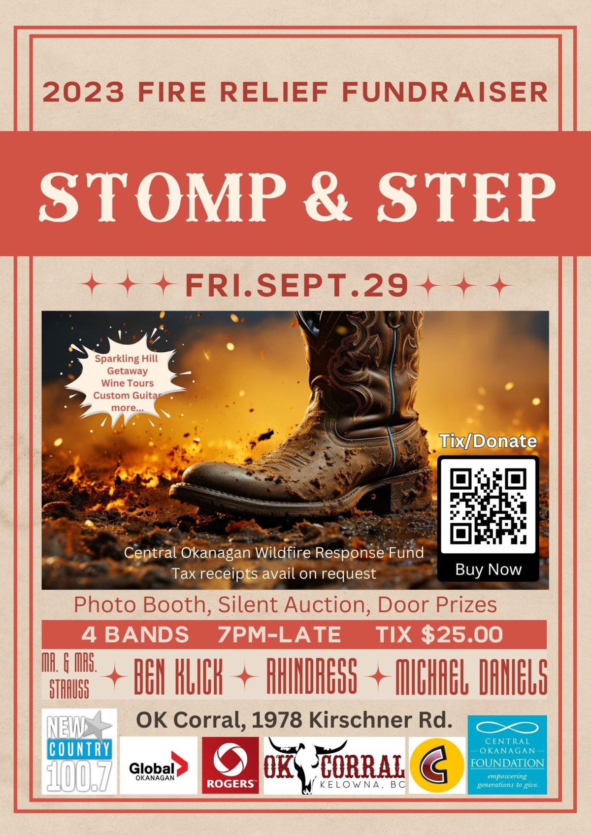 Stomp & Step Wildfire Relief Fundraiser - GlobalNews Events