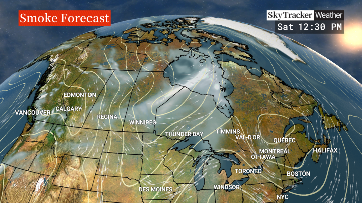 Wildfires spread in B.C., N.W.T., forcing evacuations and sending smoke ...