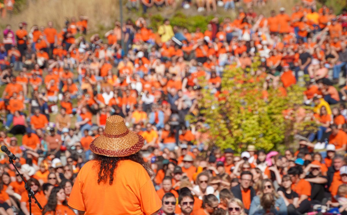 Intergenerational March to commemorate Orange Shirt Day - GlobalNews Events
