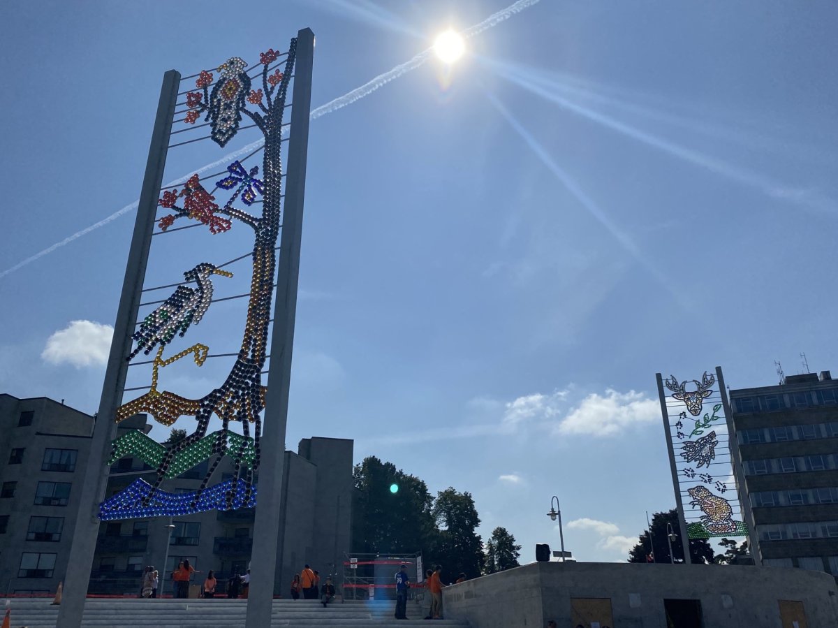 Indigenous public art installation unveiled on Hamilton waterfront ...