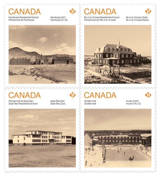 Île-à-la-Crosse Residential School featured on Canada Post stamps ...