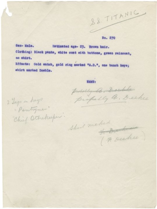 Titanic crew member’s weathered skeleton key sells for $131K at auction ...