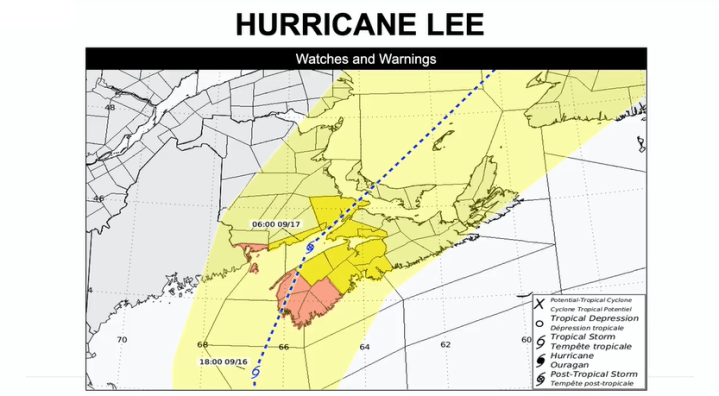Hurricane Lee: Watches in effect for N.S. and N.B. as storm heads to ...