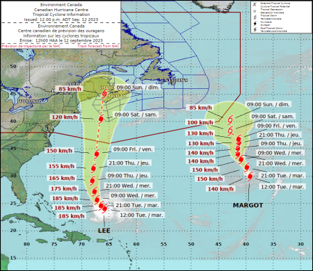 Hurricane Lee: Storm set to bring heavy rain, strong winds to N.S. this ...