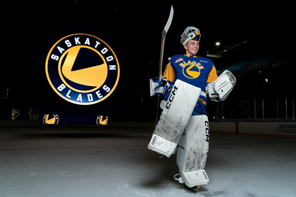 ‘Stone Cold’ Austin Elliott relishing role as Saskatoon Blades starting ...