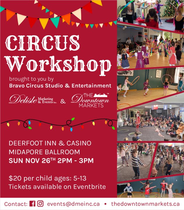 Circus Workshop with Bravo Circus - GlobalNews Events