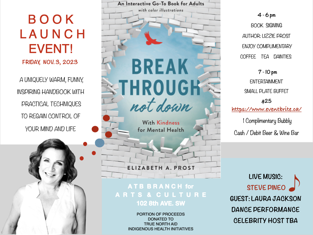 BREAK THROUGH NOT DOWN with Kindness for Mental Health BOOK LAUNCH ...