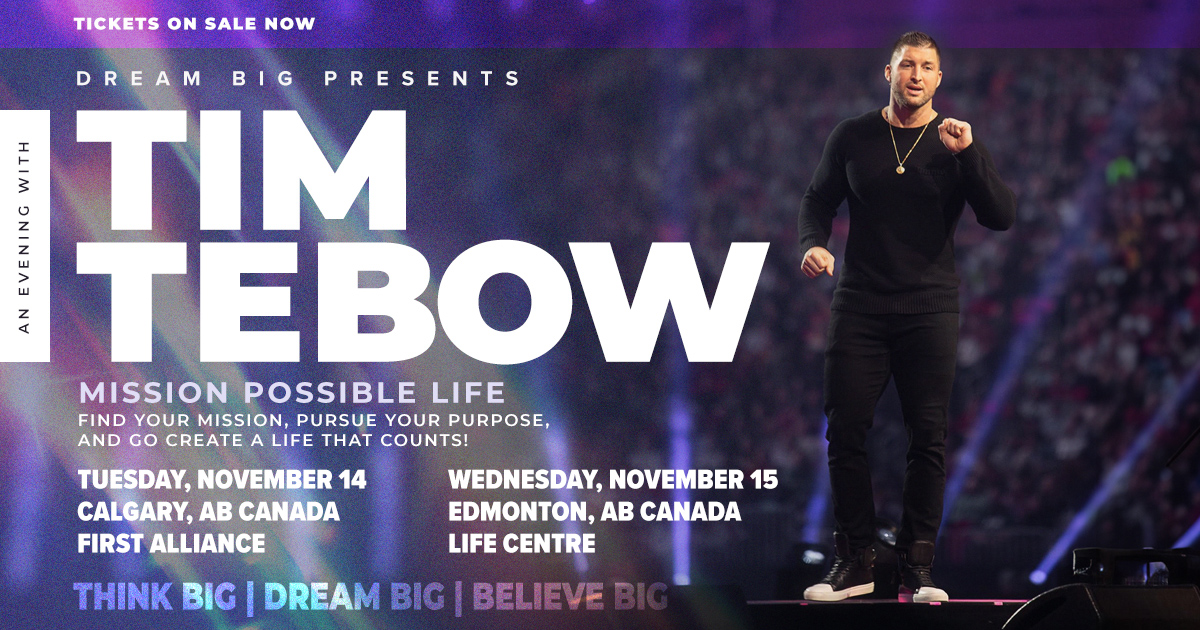 An Evening with Tim Tebow – Edmonton - GlobalNews Events