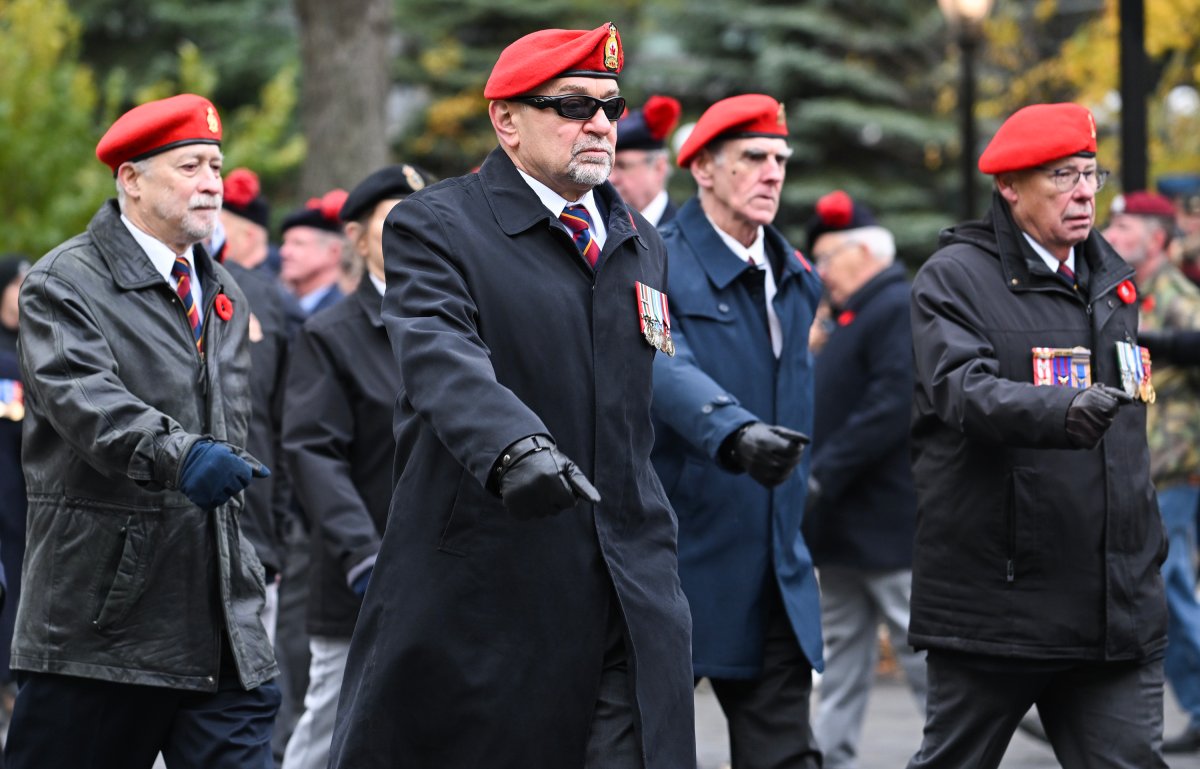 Scenes from Remembrance Day: Legault, Plante honour veterans at ...