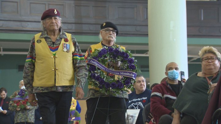 Winnipeggers remember, reflect on Indigenous Veterans Day - Winnipeg ...
