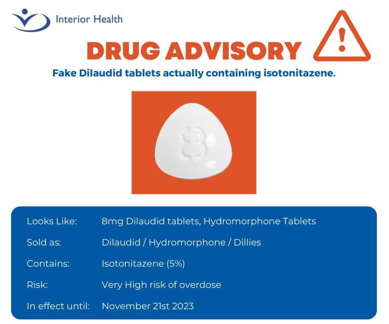Interior Health issues overdose warning for fake tablet with drug more ...