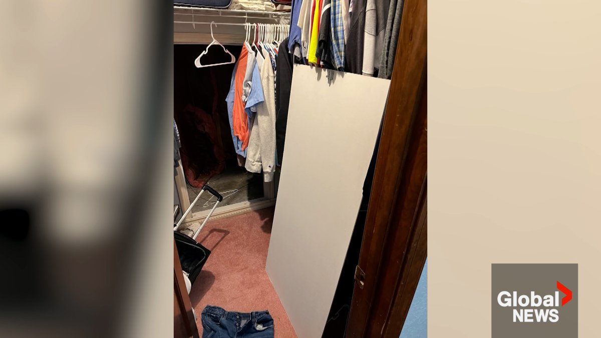 Father arrested after child found in secret closet that was nailed shut ...
