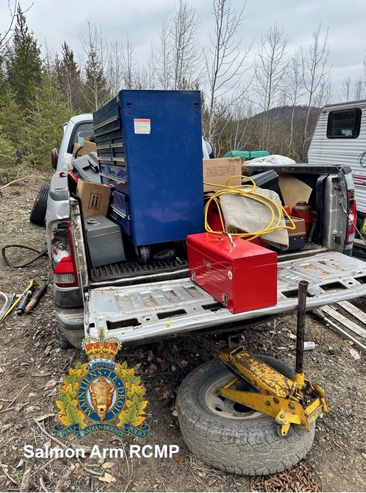 Burning vehicle on remote road leads to recovery of stolen property ...