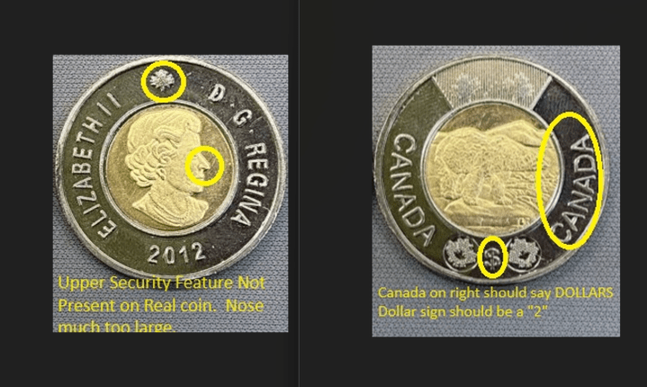 How Canadian consumers can spot counterfeit $2 coins | Globalnews.ca