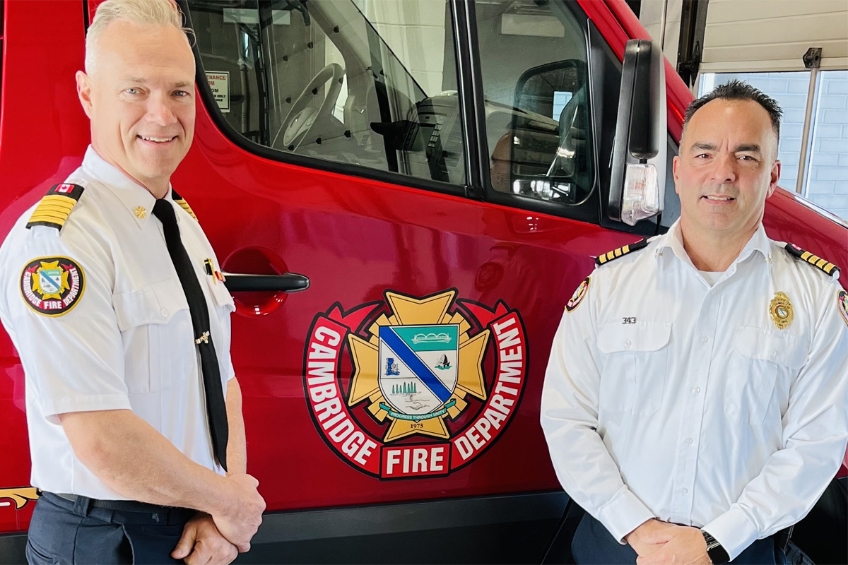 Cambridge Fire Department introduces new fire chief | Globalnews.ca