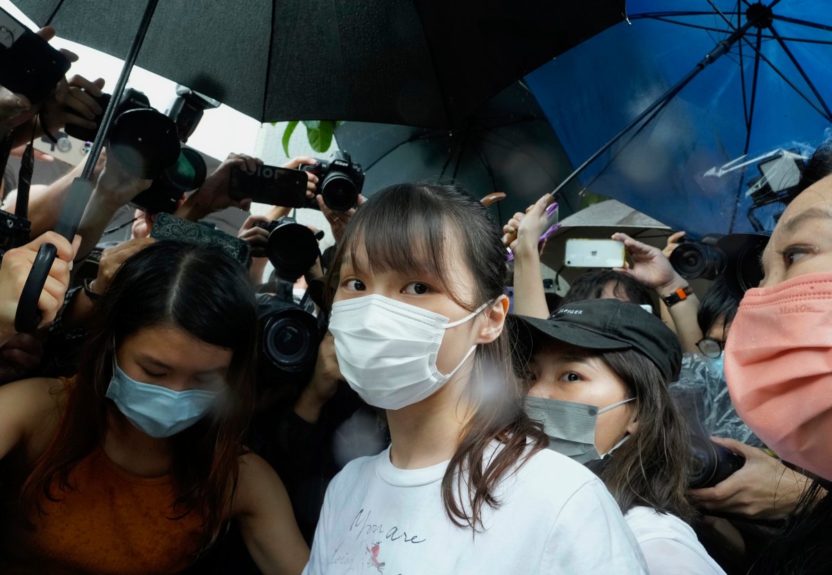 Hong Kong activist Agnes Chow says she feels territory’s intimidation ...